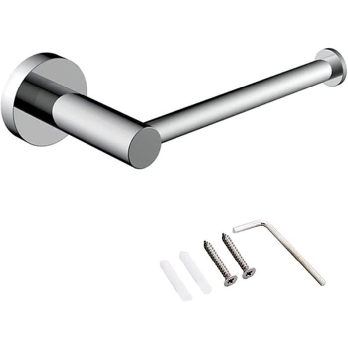 Porte Papier Toilette Support Papier WC Acier Inoxydable Brossé Mural ...