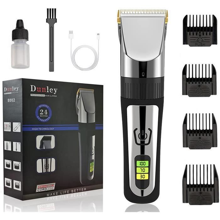 Tondeuse à Cheveux, Tondeuse Cheveux Professionnelle, Affichage LED, 5 ...