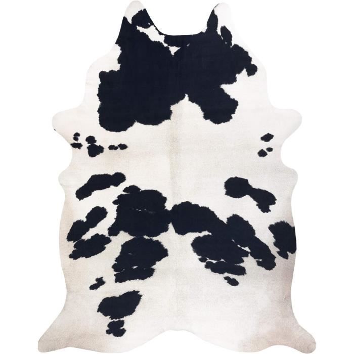 Tapis Imprimé Cowhide, Vache, Motif Animal, Faux Cuir, Tapis De Sol ...