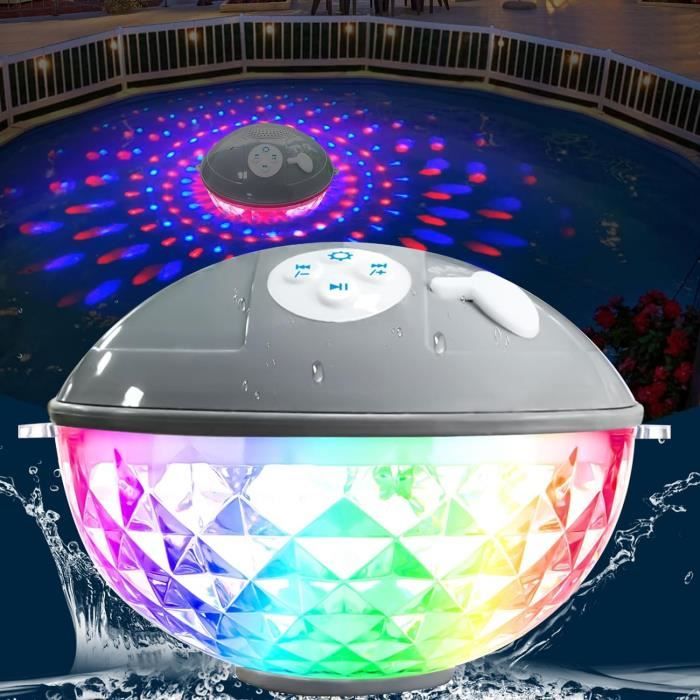 Enceinte Bluetooth Piscine Flottante,Enceinte Bluetooth Portable avec ...