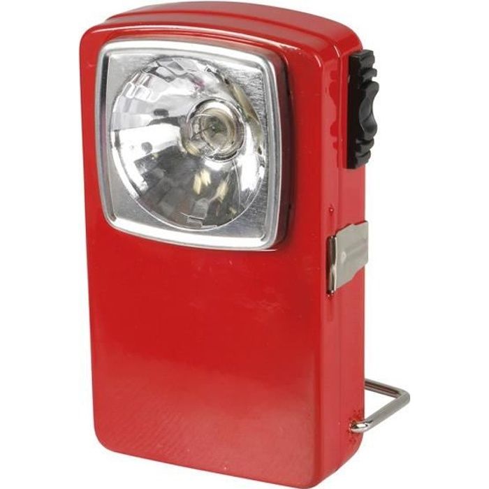 EXPERT LINE Torche plate 3 LED métal rouge - Cdiscount Bricolage
