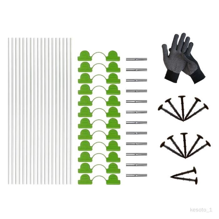 Ensemble de cerceaux de serre, cerceaux de jardin, Installation facile ...