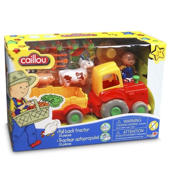 Caillou et son tracteur à rétrofriction - Cdiscount Jeux - Jouets