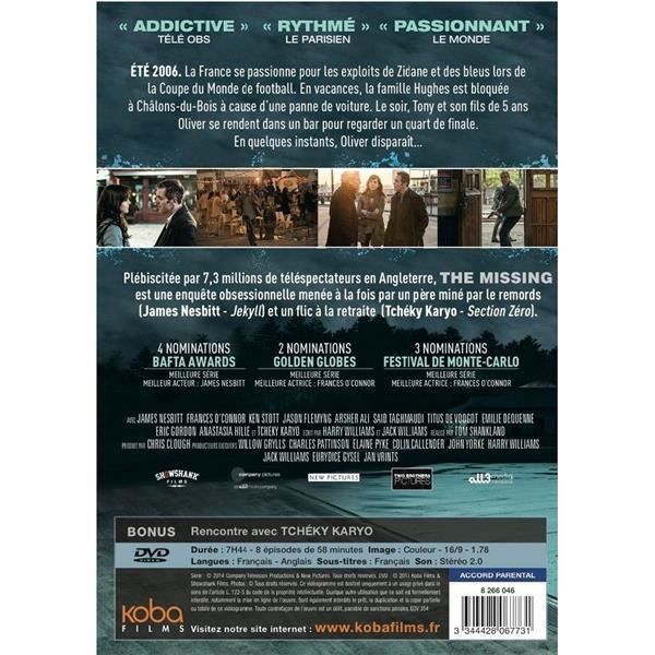 The Missing - Saison 1 : Tchéky Karyo, Abigail Hardingham - Cdiscount DVD