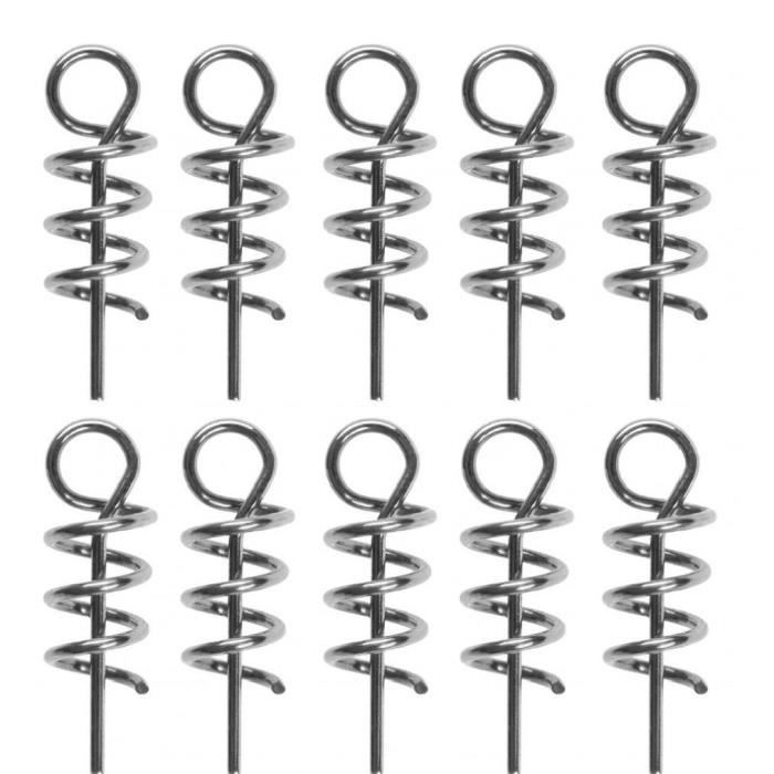 Serrure à ressort de pêche Pin TwistLock Lure Leur d'appât d'appât à ...