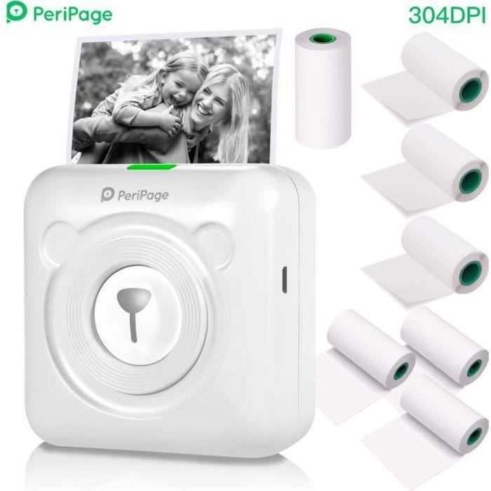 Qualité-Nouveau Résolution - PeriPage A6 Mini Imprimante thermique HD ...