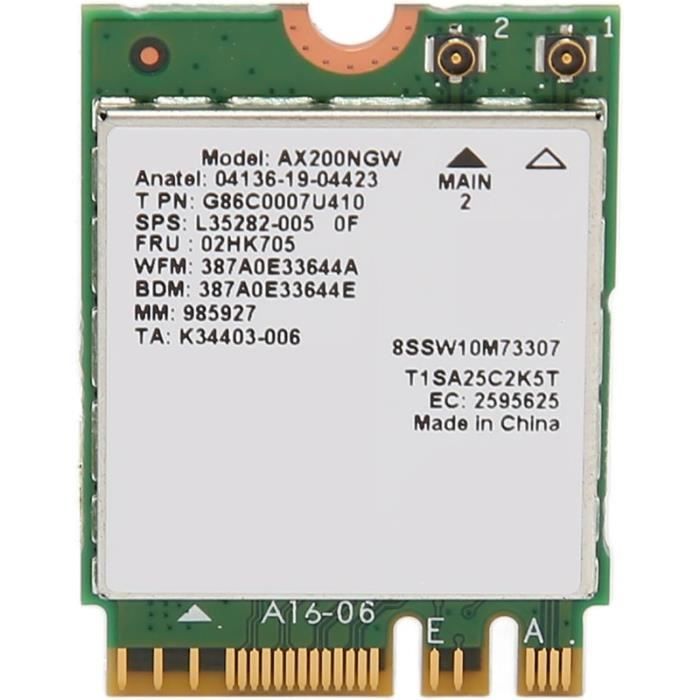 Module Réseau Sans Fil, Carte Réseau Wifi 6 Pour Intel Ax200Ngw ...