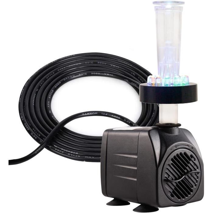 Pompe de Bassin Exterieur, Pompe Submersible Fontaine, Pompe Bassin ...