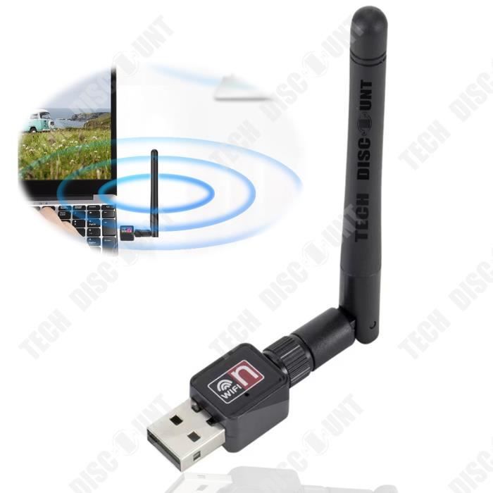 Carte réseau sans fil - TD® - 2DB - 150M - Antenne externe - USB 2.4G - Cdiscount Informatique