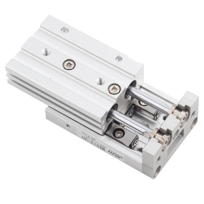 TMISHION Cylindre de table coulissante MXS12 Cylindre de Rail de Guidage Pneumatique Double ...