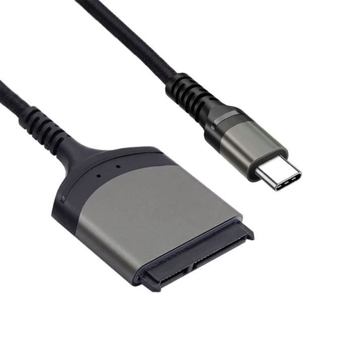 5Gbps Usb-C Type-C To Sata 22 Pin Adapter Cable 25Cm For 2.5" Hard Disk ...
