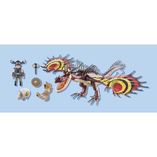 PLAYMOBIL - 70731 - Dragon Racing: Rustik et Krochefer - Jouet Enfant ... PLAYMOBIL - 70731 - Dragon Racing: Rustik et Krochefer - Jouet Enfant ...