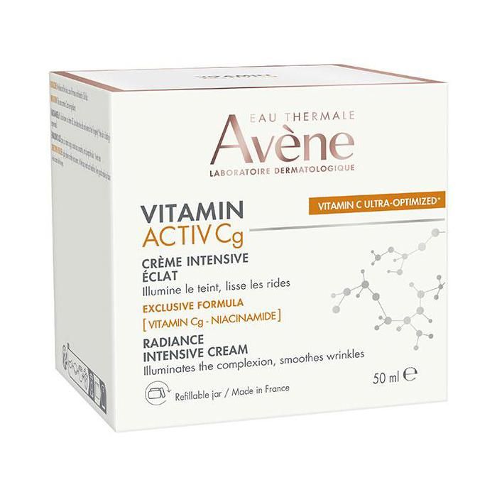Crème de Jour - AVÈNE - Vitamine Activ Cg - 50ml - Hypoallergénique - Tous types de peau ...