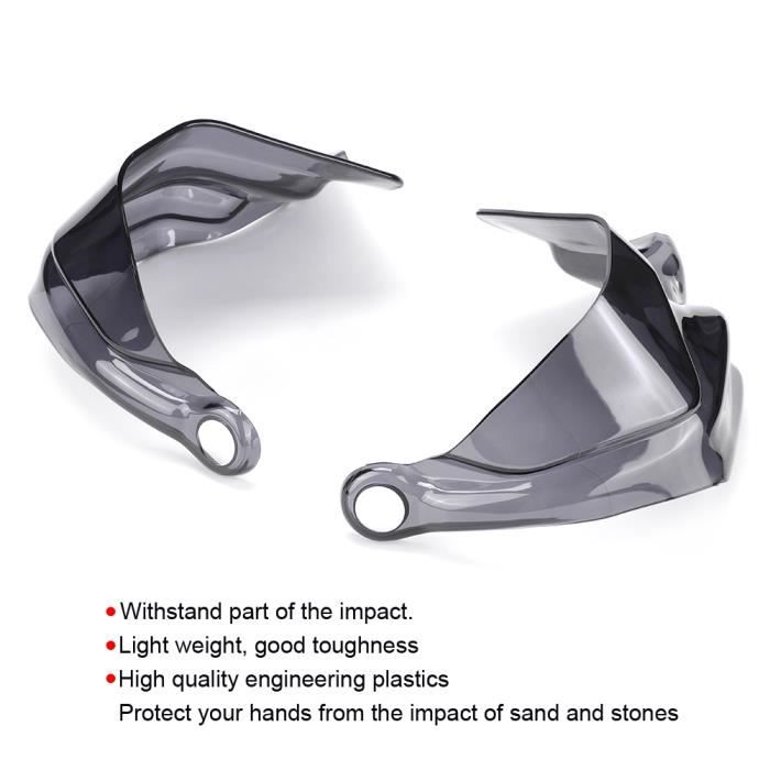 Dioche Pare-brise Handguard 2 pièces moto handguard main bouclier ...