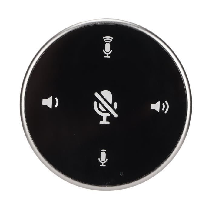 HURRISE Microphone de conférence USB BYD‑02 360° Omni-directionnel Muet ...