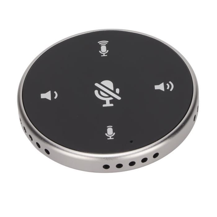HURRISE Microphone de conférence USB BYD‑02 360° Omni-directionnel Muet ...