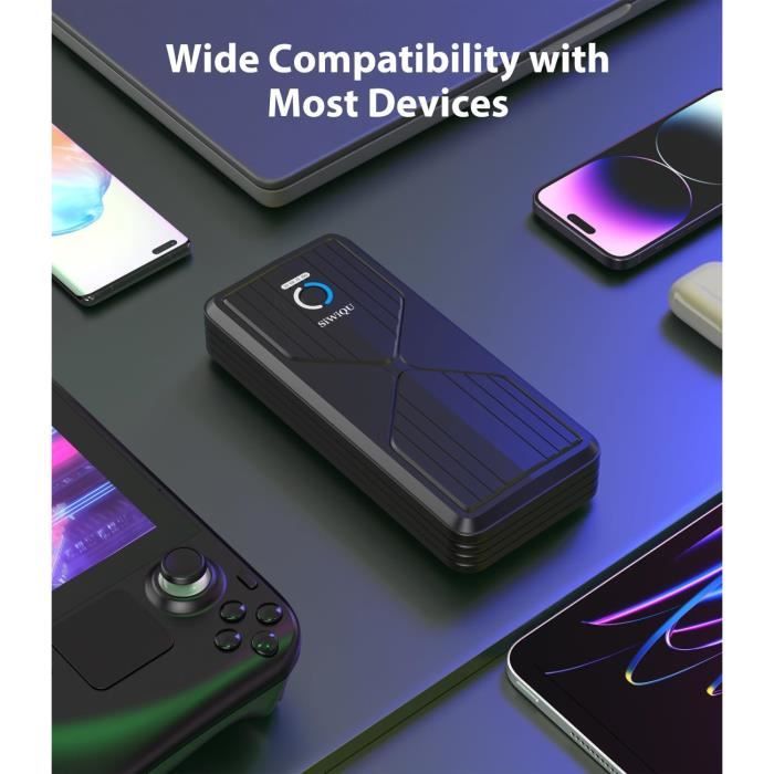 20000Mah Power Bank Pour Steam Deck, 45W Pd 3.0 Banque D'Alimentation ...