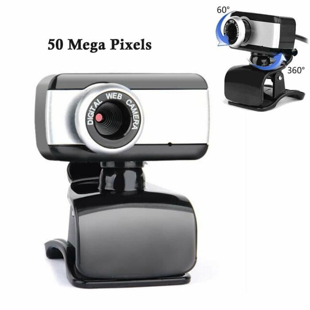 Caméra d'ordinateur - webcam USB - Webcam 1080P Full HD USB Caméra Web ...
