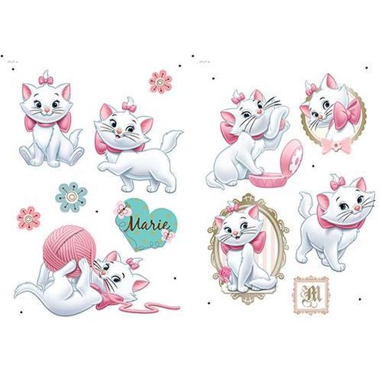 Sticker Disney Marie 45 x 65 cm - Cdiscount Maison