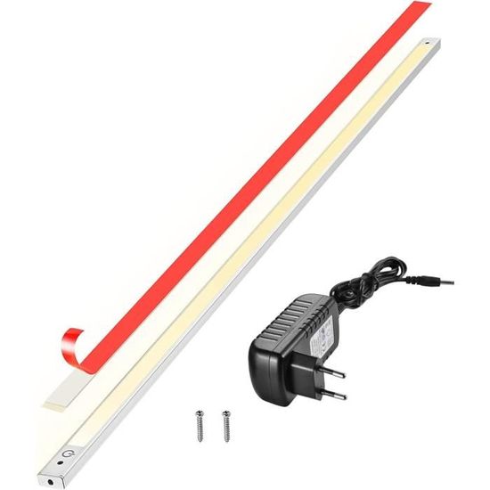 Réglette Led 4000 K, Capteur Switch, Plat, Monter, Autocollants, Avec ...