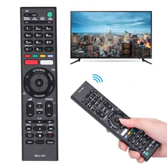 XIJ Télécommande de la télé RML1351 Télécommande à Bouton en Silicone ...