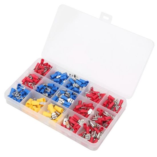 EJ.life Terminal isolé 280pcs Jeu de Bornes de Sertissage Isolées ...