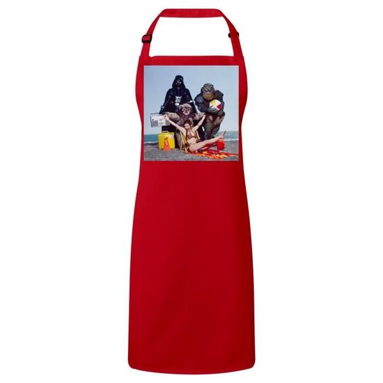 Tablier Cuisine Premium Rouge Carrie Fisher Bikini Plage Dark Vador Star Wars Cinema - Cdiscount ...