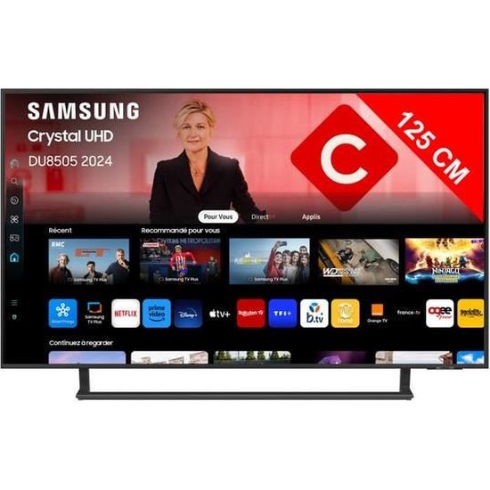 SAMSUNG TV LED 4K 125 cm TU50DU8505KXXC - Cdiscount TV Son Photo