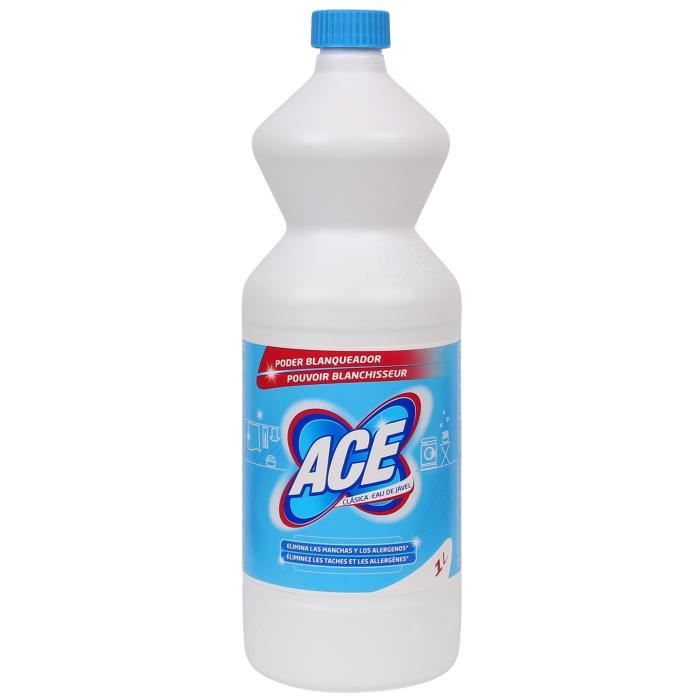 ACE CLASSIC Eau de Javel, détachant liquide 1 L - Cdiscount Electroménager