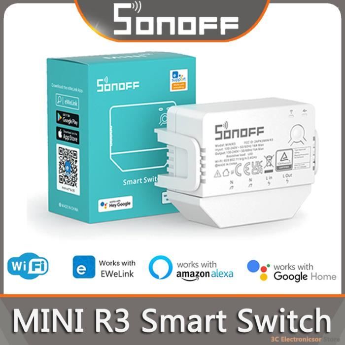 MINI R3-SONOFF MINI R3 16A Wifi Smart Switch REST API No melon al ligne ...