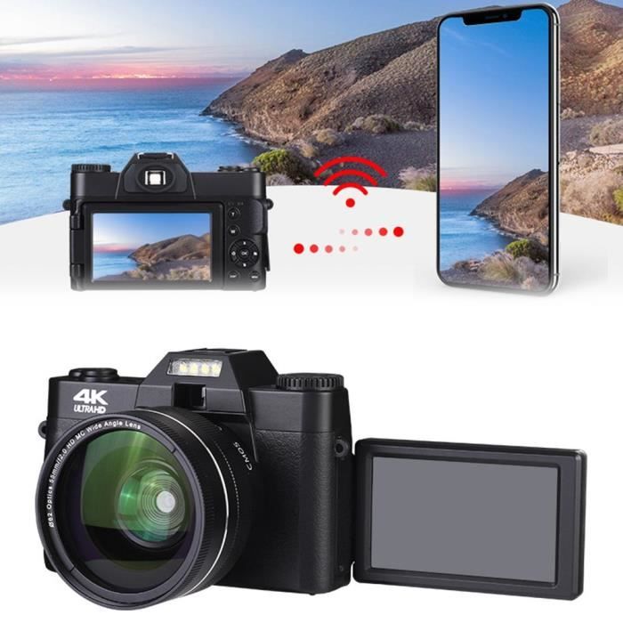 WiFi Caméra Vidéo Numérique Enregistreur 4K 1080P 48MP Appareil Photo ... WiFi Caméra Vidéo Numérique Enregistreur 4K 1080P 48MP Appareil Photo ...