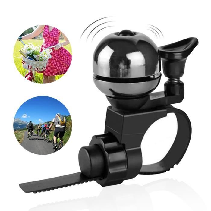 Sonnette de Vélo Premium - JINZDASU - Anneau noir - Mini Sonnette ...
