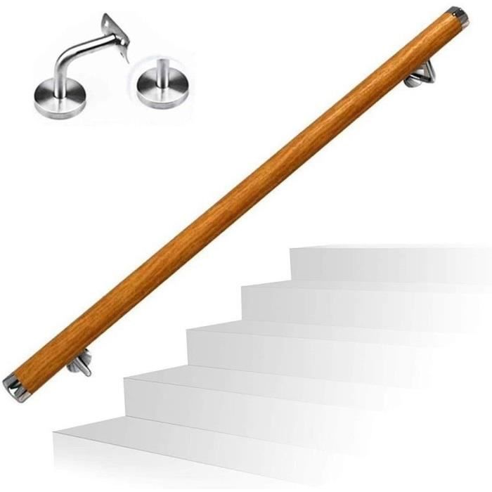 Main Courante Escalier Main courante en bois - Kit complet 1ft-20ft ...