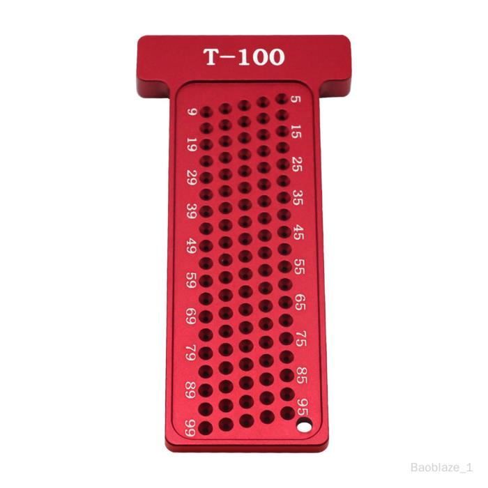 Règle Carrée en T - Professionnelle - Métal - Haute Précision - 100mm ...