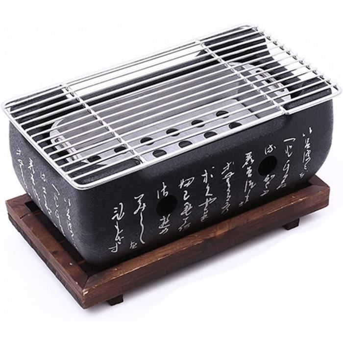 Gril Japonais Yakiniku,Mini barbecue de table au charbon bois japonais ...