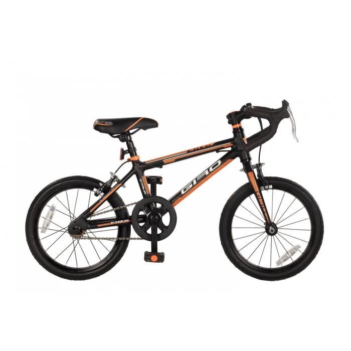 VELO DE COURSE ENFANT GIRO ANTRACITE ORANGE 16 POUCES 2015 - Cdiscount ...