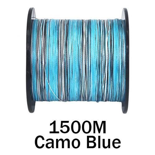 Fil de pêche,Ligne de pêche tressée en PE carpe 10 -300 lb,8 brins de ...