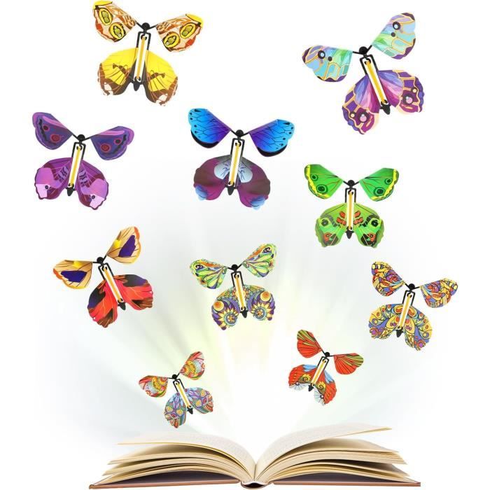 Papillon Volant Magique, 10 Pièces, Papillon Volant Surprise, Jouet ...