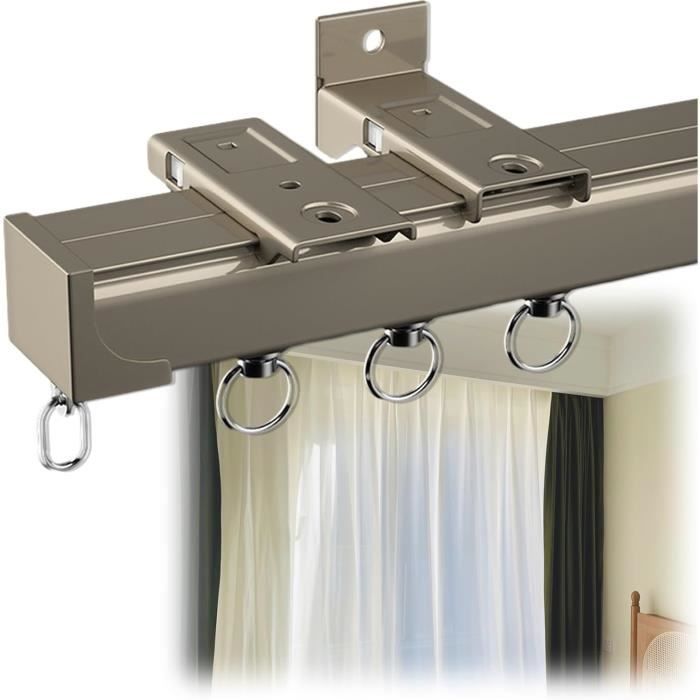 Kit De Rail Rideau, Rail De Rideau De Plafond, Tringle À Rideaux ...
