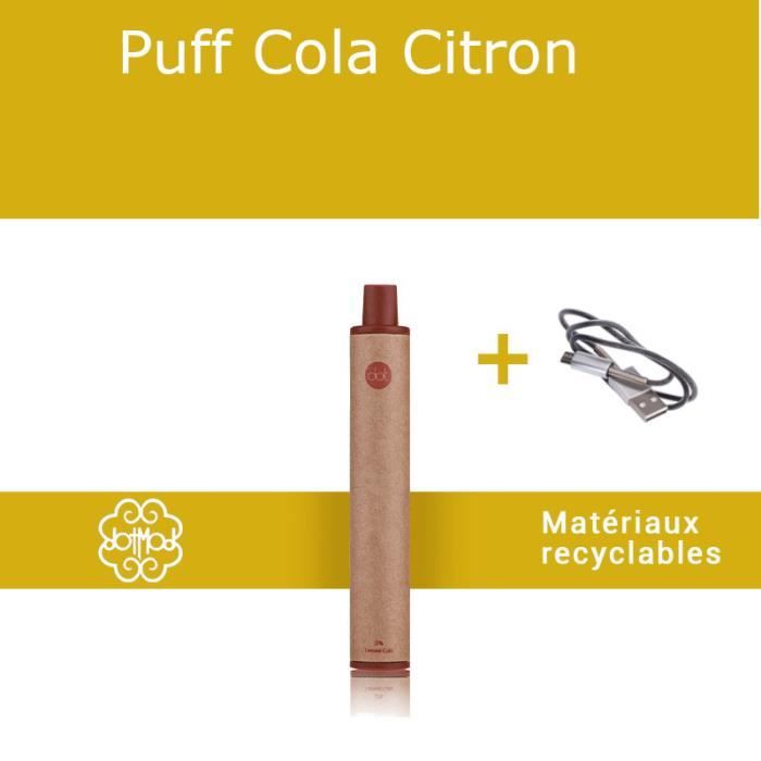 Puff DotMod Lemon Cola 20mg Recyclable + cable USB - LEADERCLOPE ...