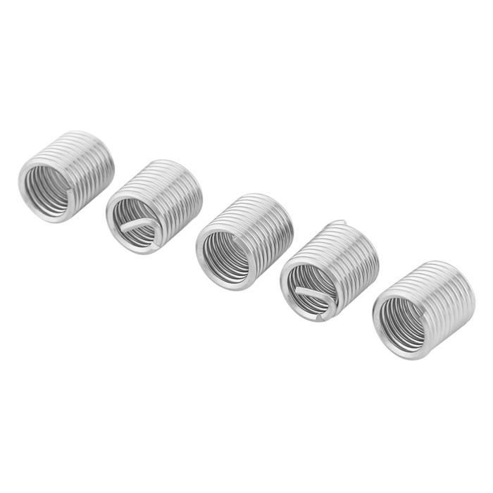 EJ.life insert hélicoïdal 100 pièces en acier inoxydable SS304 fil enroulé vis hélicoïdale ...
