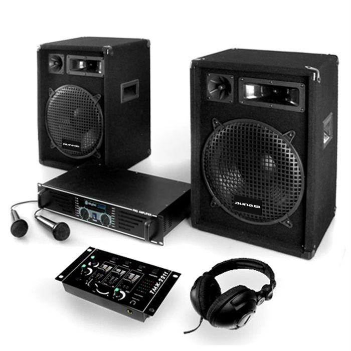 Kit PA ampli DJ sono Pack enceintes Mixer USB MP3 - Cdiscount TV Son Photo