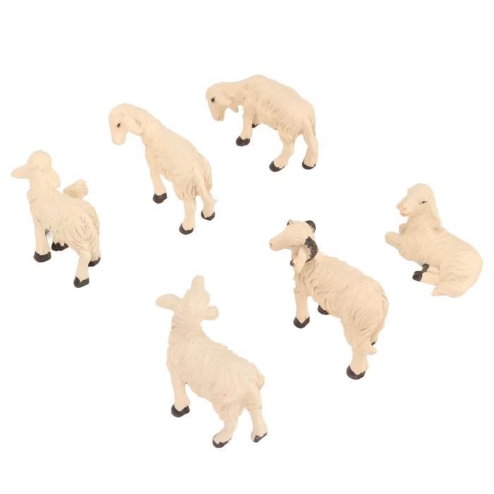 COC-7616725019505-figurine de mini mouton Figurine Miniature de Mouton ...