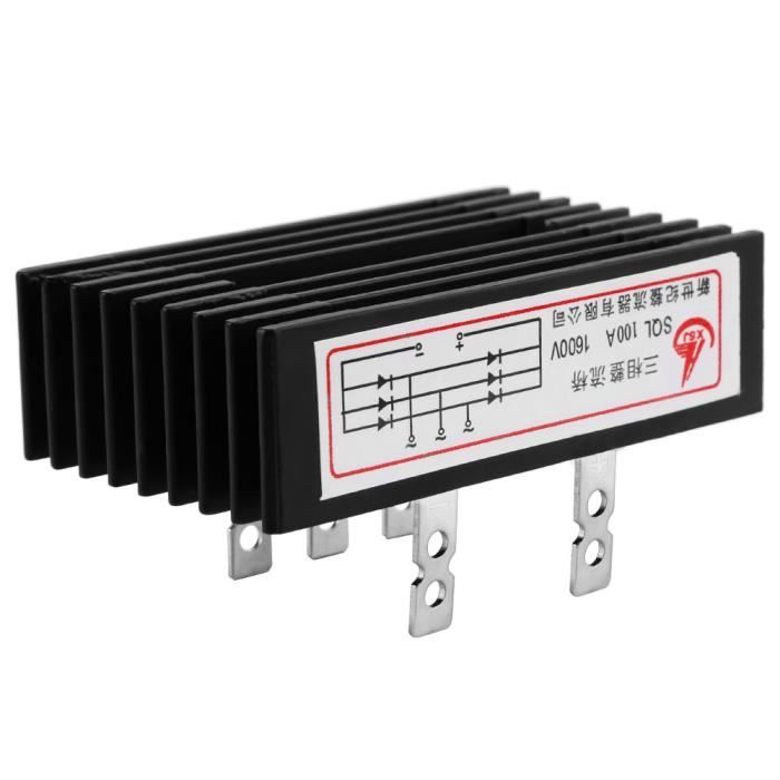 MSA Pont Redresseur Triphasé À Diodes Sql100A 1600V Conversion Ca / Cc ...