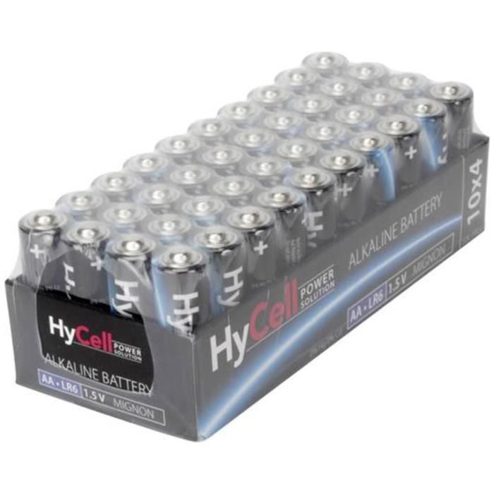 HyCell Piles alcalines AA 40 pcs 1,5 V 1522-0008 - Cdiscount Jeux - Jouets