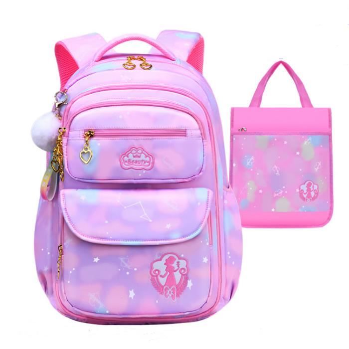 2PCS Cartable Fille Primaire Sac à Dos Filles Enfants Sac à Dos ...
