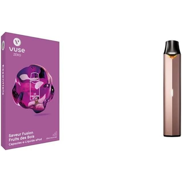 VUSE Zero Nicotine – 2 Capsules e-Liquide pour ePod – Saveur : Fusion ...