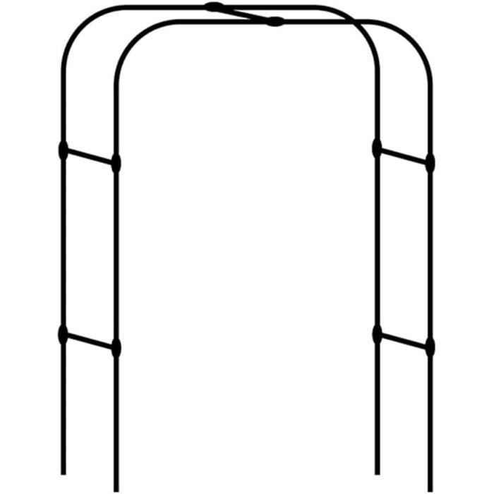 Jardin Métal Arche, Arche De Mariage, Poudre Coated Acier Trellis ...