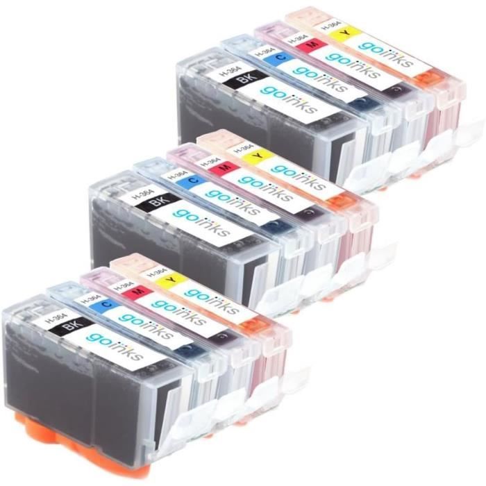 3 Ensemble De 4 Cartouches D'Encre À Remplacer Hp 364 Xl Compatible-Non ...