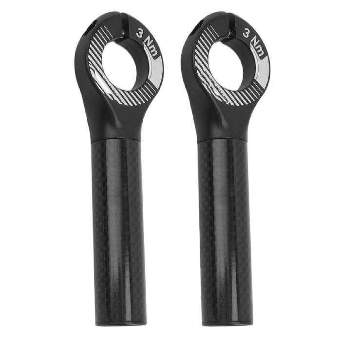 VGEBY Poignées de guidon VTT en fibre de carbone pour barre de 22,2mm ...